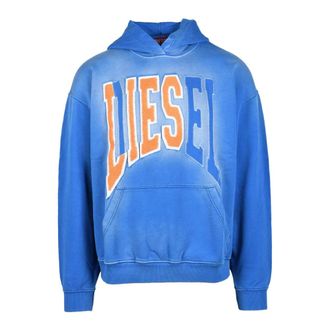 Diesel Hoodie - - Sweatshirts & Hoodies - Herren - Blau - S