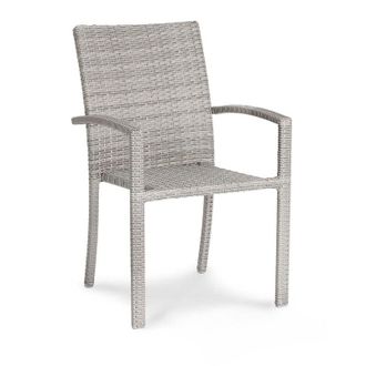 Best Freizeitm&ouml;bel Best Freizeitm&ouml;bel - Stapelsessel Samoa warm-grey ca. 57 x 63 x 88 cm grau