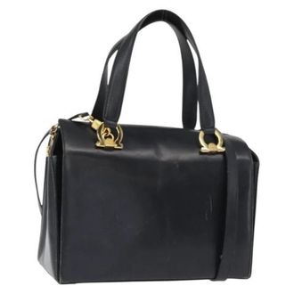 Ferragamo Pre-owned Lederhandtasche - - Pre-owned - Damen - Blau - ONE SIZE