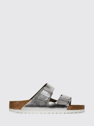 Birkenstock Sandales &agrave; Talons Femme couleur Argent