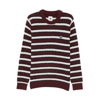 Wood Wood Claes Gestreepte Trui - - Knitwear - Herren - Mehrfarbig - S