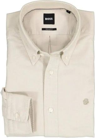 HUGO BOSS Herren Hemden beige Oxford