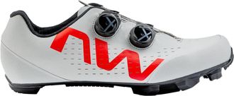 Northwave Rebel 3 MTB Herren Schuhe, Fahrradschue grau/rot 46