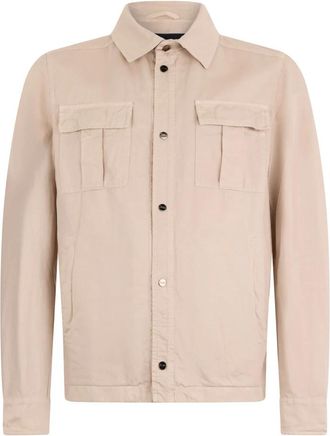 Herno Homme, Vestes, Beige, Taille: L Veste Classique Boutonn&eacute;e
