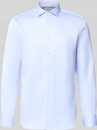 Jake*s Slim Fit Businesshemd aus reiner Baumwolle