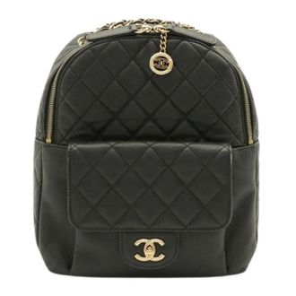 Chanel Pre-owned Matelass&eacute; Rucksack - - Pre-owned - Damen - Schwarzk - ONE SIZE