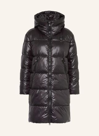 Blauer Steppmantel Armory schwarz