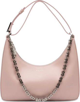 Givenchy petit sac à bandoulière en cuir Moon Cut Out (2010-2025) - Rose