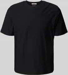 Jack & Jones T-Shirt mit geripptem Rundhalsausschnitt