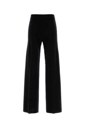 Blumarine Virgin Wool Trousers - Black