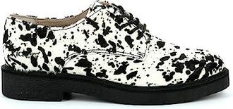 Kickers Oxfork, Derbies Femme, Beige Clair, 38