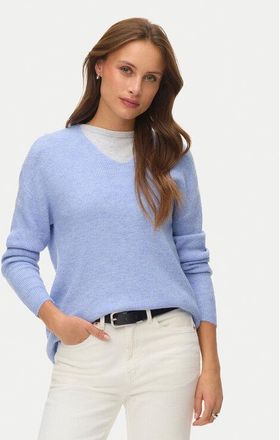 Vero Moda Pullover Crewlefile 10233357 Himmelblau Loose Fit