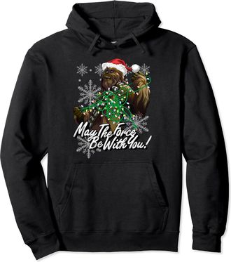 Star Wars Chewie Weihnachten Force Is With You Holiday Pullover Hoodie
