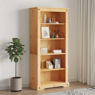 vidaXL Vidaxl - Biblioth&egrave;que 5 niveaux Gamme Corona Pin mexicain 80x40x170 cm