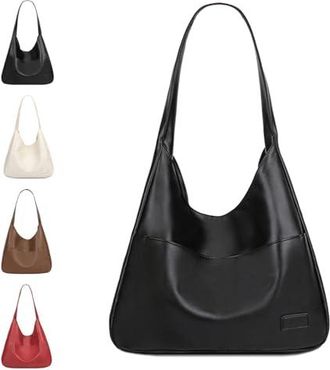 Generic Sac fourre-tout tendance en cuir v&eacute;g&eacute;talien, sac &agrave; main &eacute;l&eacute;gant et d&eacute;contract&eacute; en cuir synth&eacute;tique de grande capacit&eacute;, sac &agrave; main &agrave; bandouli&egrave;re pour f