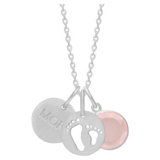 Frk. Lisberg Femme, Accessoires, Gris, Taille: L Combination Necklace 6500-925-feets