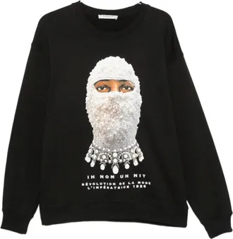 Ih Nom Uh Nit IH NOM UH Nit, Homme, Sweatshirts et sweats &agrave; capuche, Noir, Taille: S SweaT-shirts