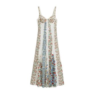 Farm Rio Farm Rio, Femme, Robes, Blanc, Taille: 42 FR Robe Midi Fruit Beauty