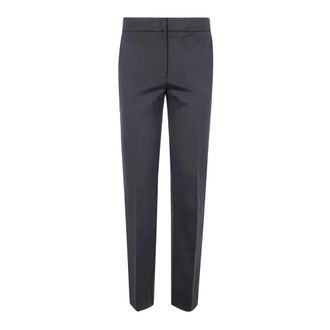 Twinset Schwarze Zigarettenhose mit Rei&szlig;verschluss - - Trousers - Damen - Schwarzk - M