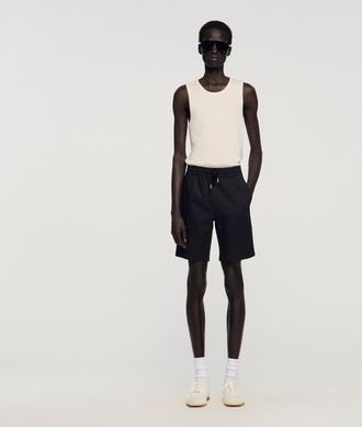 Sandro Baumwollshorts mit Gummizug