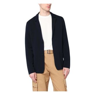 Roberto Collina Blaue Baumwolljacken - - Jackets - Herren - Blau - XL