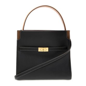 Tory Burch Femme, Sacs, Noir, Taille: ONE Size Petit sac double Lee Radziwill