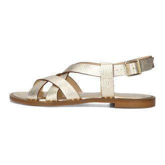 Stefano Lauran Goldene Sandalen f&uuml;r sonnige Abenteuer - - Shoes - Damen - Gelb - 40 EU