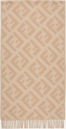 Fendi Cashmere-Schal braun