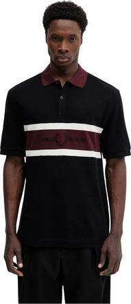Fred Perry Polo Shirts - - Tops - Herren - Schwarzk - S