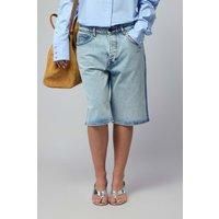 Frenken Short Two Color Blue Denim