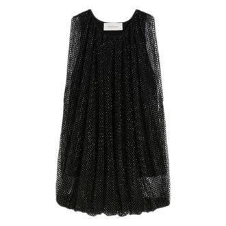 Sportmax Nodo Kristall-verzierter Top - - Tops - Damen - Schwarzk - S