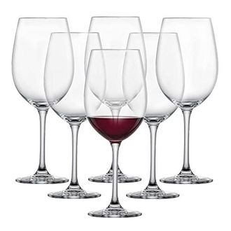 Schott Zwiesel Verres &agrave; vin rouge Classico (lot de 6), verres &agrave; bourgogne classiques pour le vin rouge, verres en cristal Tritan r&eacute;sistant au lave-vaisselle, fabriqu