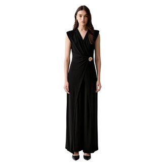 Joseph Ribkoff Wickel-Jumpsuit mit weitem Bein - - Jumpsuits & Playsuits - Damen - Schwarzk - M