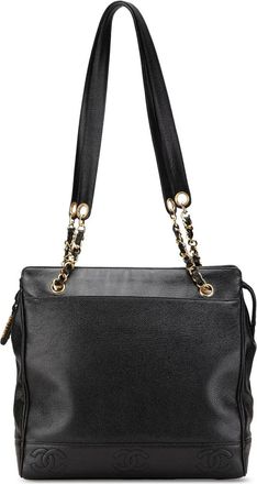 Chanel Shopper - Triple CC Caviar Tote - Gr. unisize - in Schwarz - für Damen