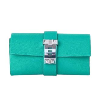 Herm&egrave;s Pre-owned Medor Clutch - - Pre-owned - Damen - Gr&uuml;n - ONE SIZE