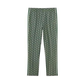 Lacoste Paris Monogram Jacquard Sweatpants - - Trousers - Herren - Gr&uuml;n - L