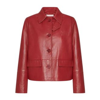 Zadig&Voltaire Leather Jackets - - Jackets - Damen - Rot - M