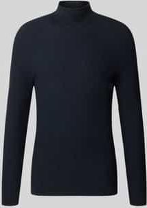 Antony Morato Rollkragenpullover aus Viskose-Mix in Ripp-Optik