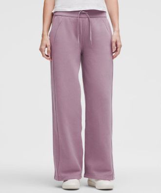 lululemon Scuba Hose mit weitem Bein und mittelhohem Bund Regular f&uuml;r Frauen - Gr&ouml;&szlig;e 3XS in Lavender Lux