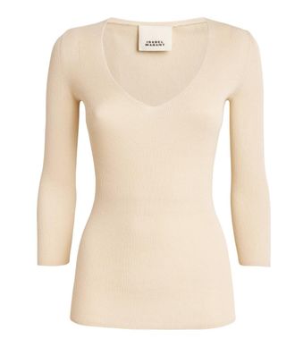 Isabel Marant Cotton-Blend Knitted Felicia Sweater Size S