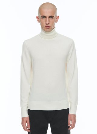 Fursac Pull col roulé en laine et cachemire - Taille XXL - Homme