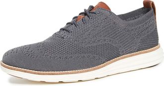 Cole Haan Herren Original Grand Knit Wingtip Ii Oxford Sneaker, Grau (Grey Magnet/Ivory), 47 EU