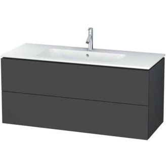 Duravit L-Cube Waschtischunterbau wandh&auml;ngend, 2 Schubk&auml;sten, - Duravit