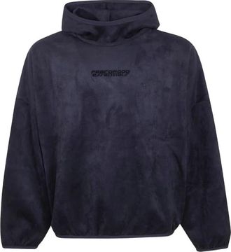 Fear of God Homme, Sweatshirts et sweats &agrave; capuche, Noir, Taille: XL Suede Fleece Modern Sweat &agrave; capuche