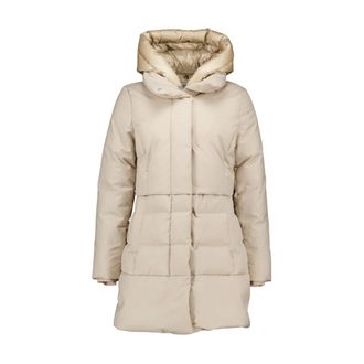 Woolrich Femme, Manteaux, Beige, Taille: 44 FR Parka Puffy en Sable