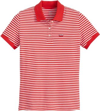 Levi's Herren Slim Housemark Polo Polohemd, Marigold Stripe Mars, Small