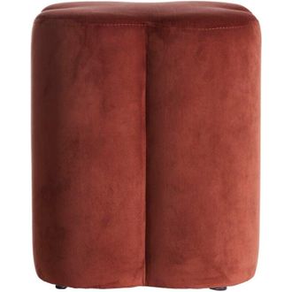 Light & Living Pouf Light & Living NALANI en textile vert olive - 38x38x45 cm
