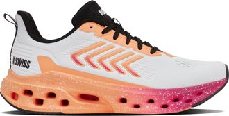 K-Swiss Damen Melrose Tubes LITE Running Shoe, White/Peach Cobbler/Cabaret/Black, 37.5 EU