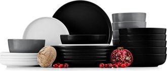 Konsimo Kombiservice VICTO (24-tlg) Bunt Keramik 20x27x18,5x4,5cm