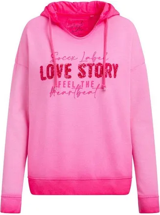 soccx Kapuzensweatshirt mit Pailletten